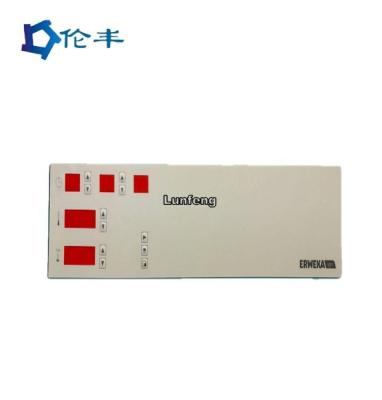 China 3M468 Control Graphic Panel Overlay PET PC Red Transparent - 35V DC, -40°C to +80°C Temperature Range for sale