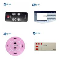 China 3M468 Control Graphic Panel Overlay PET PC Red Transparent - 35V DC, -40°C to +80°C Temperature Range for sale