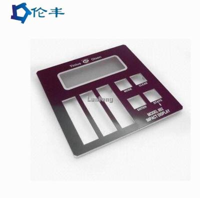 China OEM Membrane Switch Graphic Overlay with Embossed Buttons - 5 Million Cycle Life, -40°C to +80°C Operating Range for sale