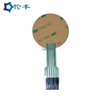 China PET Membrane Switch Keypad with Tactile Dome 170-397g Force and Blue LED for Industrial Control Panels for sale
