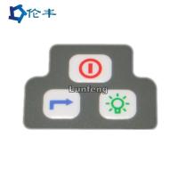 China Silk Screen Printed PC PVC PET Membrane Graphic Overlay With Matte Finish for sale