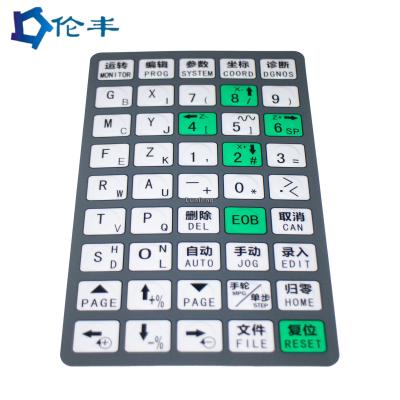 China Custom Graphic Panel Overlay Adhesive Sticker Flexible LED Screen 0.005-0.030 Inch Thickness for sale