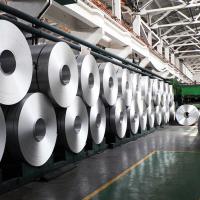 China 3105 3003 Aluminum Coil For Gutter Machine With Blue Film Zinc 1000 6000 3000 Series 0-1550mm for sale