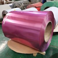 China Polyester Color Coated Aluminum Coil Supplier For Gutters Foil 1050 Gold  White Red Black for sale