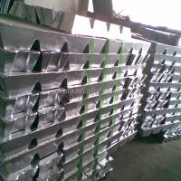 China P1O2O Pure Aluminium Ingots-Not Alloyed 99.5%-99.7% A7 For Building Material for sale