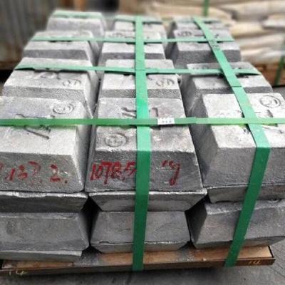 China 99.9 Pure Aluminum Ingot 6061 6063 Extrusion For Air Plane 25kg for sale
