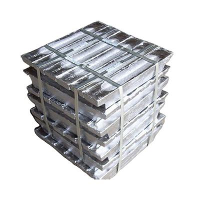 China 3003 6063 A8 Aluminium Ingots For Adc12 Train 99.5% 99.7% 99.99% 99.9% for sale