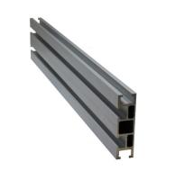 China Rail Aluminum Extrusion Profiles U Channel Square Tube Profile For Cube System for sale