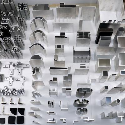 China Small Aluminum Extrusion Profiles For Windows And Doors Bendable U Channel 10-12mm for sale