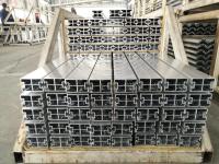 China Silver Aluminum Alloy Extrusion Profile Polished For Shelves With Multiple Colors for sale