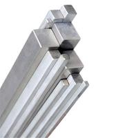 China 10mm Aluminum Square Bar Suppliers Extrusion 6063 T651  50 X 50 for sale