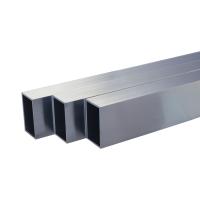 China 6061 Flat Sided Oval Aluminum Tubing Intake Cap Rails Square Groove Slot Tube for sale