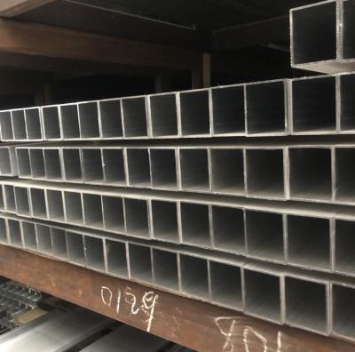 China 6061 Extruded Aluminium Alloy Square Tube Pipe Powder Coating 10/25Mm Profile for sale