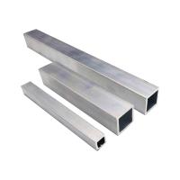 China 6061 T6 6063 Aluminum Alloy Square Tube Extrusion Mill Finished 55mm 60MM 70mm for sale