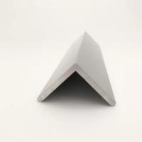 China 2 Inch Aluminum Angle Bar Square Rush Alloy  Large Dimension Black White  1x1 for sale