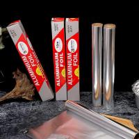China Silver Food Grade Aluminum Roll Foil Customized Odorless For Catering for sale