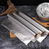 China Silver Food Grade Aluminum Roll Foil Customized Odorless For Catering for sale