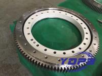 China VLA200944-N Four point contact slewing ring bearing external gear teeth,inner ring flanged 834x1046.1x56mm for sale