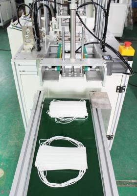 China Automatic head handing mask ear loop sealing making machine for sale