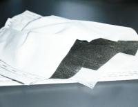 China Hot sale Automatic Ultrasonic Activated Carbon 1 ply to 5 ply Mask Blank Making Machine for sale