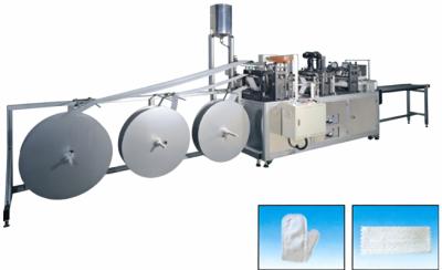 China Fully Automatic Mop & Glove Wiper Production Line 120 pcs/min | Stable | Labor Saving for sale