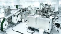 China Fully Automatic 1+2 Face Mask Making Machine | High-Speed Production Line for sale