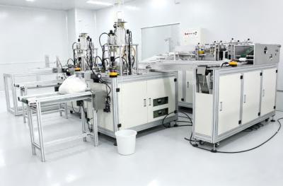 China Cost-Effective Fully Automatic 1+2 Mask Making Machine | Factory Direct, Source high-ROI automatic mask making machines direct from the manufacturer. 100-150 pcs/min, PLC control, and low labor costs. for sale