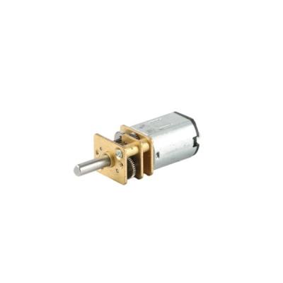 China 6V 12mm N20 Micro Brushed DC Metal Gear Motor with Stainless Steel Gears for Electronic Locks for sale