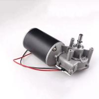 China 63mm High Torque 100W Worm Gear Motor New Design Permanent Magnet for long term in automated machinery and industrial production lines for sale