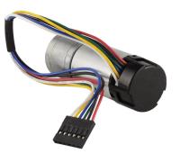 China 25D370 25mm 6v 12v DC Spur Gear Motor  with 48CPR Encoder  for Robots for sale