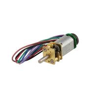 China 6v 12v gear reduction motor 12mm  N10 N20 N30 Gear Motor with 3PPR Encoder for robotics small automation and electronic projects for sale