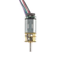 China 6v 12v gear reduction motor 12mm  N10 N20 N30 Gear Motor with 3PPR Encoder for robotics small automation and electronic projects for sale