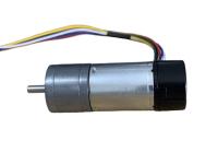 China 25mm Compact gear motor with integrated encoder system for safe operation and precise control in conveyor and material handling for sale