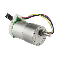 China 12V 37D 37mm metal geared motor with 64CPR Encoder for 3D printer high torque long time time for sale