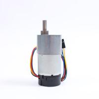 China 12V 37D 37mm metal geared motor with 64CPR Encoder for 3D printer high torque long time time for sale