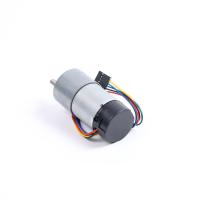 China 37mm 37D-520 12V 24V Gear Motor DC 13RPM To 1000RPM High Torque 26KG Gear Box Used For Intelligent Door Locks Electronic Lock Bodies for sale