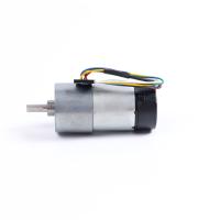 China 37mm 37D-520 12V 24V Gear Motor DC 13RPM To 1000RPM High Torque 26KG Gear Box Used For Intelligent Door Locks Electronic Lock Bodies for sale