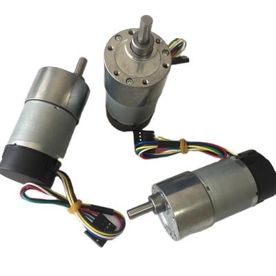 China 37mm ENCODER  12V 24V High Quality Customizable DC Gear Motor 37D-545 High Torque Brush Commutation Gearbox Motor for sale