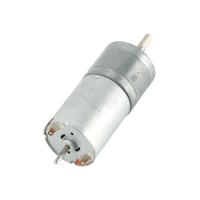 China 6v 12v 24v Brush High Torque 3kg.cm 25D-370 DC Gear Motor  with bakc shaft for robot 3D printer for sale
