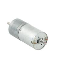 China 6v 12v 24v Brush High Torque 3kg.cm 25D-370 DC Gear Motor  with bakc shaft for robot 3D printer for sale