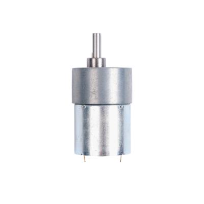 China Electric 12v 37mm metal gearmotors spur gear motor 80rpm  131:1  deliver consistent torque and speed in packaging labeling and material handling machines for sale
