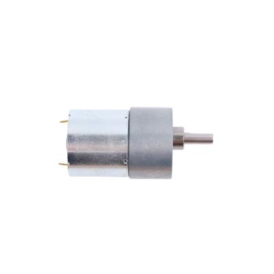 China 12v Electric metal Gear Motor 37mm Brush dc motor used for Robots and Robotic Applications for sale