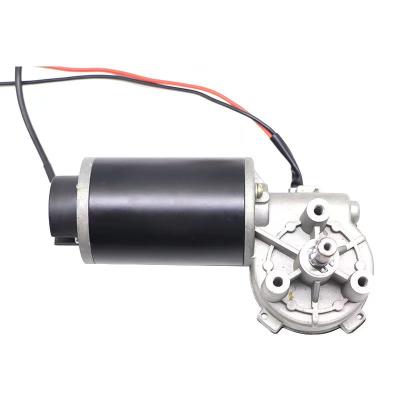China 63mm 76mm Worm Gear Motor 12V 24V 50W 60W 100W 150W 200W High Torque Up To 20N.m Self-Locking with Encoder Optional for sale