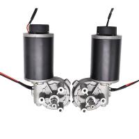 China 63mm 76mm Worm Gear Motor 12V 24V 50W 60W 100W 150W 200W High Torque Up To 20N.m Self-Locking with Encoder Optional for sale