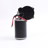 China Industrial 63mm 76mm Worm Gear Motor DC 12V/24V 50W-200W High Torque 20N.m Self-Locking with Encoder for Precision Control for sale