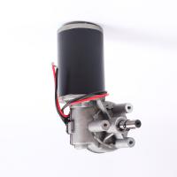 China Industrial 63mm 76mm Worm Gear Motor DC 12V/24V 50W-200W High Torque 20N.m Self-Locking with Encoder for Precision Control for sale