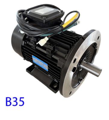 China Brushless High power motor 2.2KW 48VDC BLDC motor featuring rare earth permanent magnet rotor and Hall Sensor providing torque output for sale