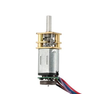 China Encoder Motor 12mm N20 Gear Motor Micro Brushed DC Metal Gear Motor 6V Equipped With Stainless Steel Gears For In Miniature Robotics And Devices for sale