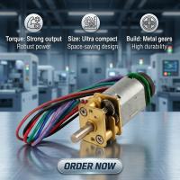 China Robotics 12mm N20 gear motor MP 0.5W power watt compact size precision performance ideal for automation applications for sale