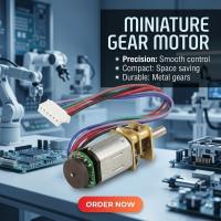 China Operating Voltage 3V To 12V 12mm N20 Gear Motor No Load Speed Typically 100 To 300 RPM Depending On Gear Ratio Power Watt MP 0.5W for sale